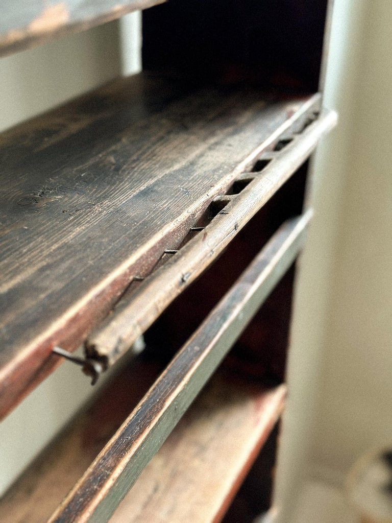 Antique Pine Book Shelf, Wabi Sabi , Scandinavia 1800s - Bruksmann