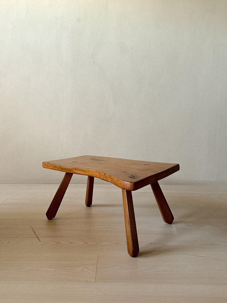 Brutalist Side table, Wabi Sabi style, France, circa 1970s - Bruksmann